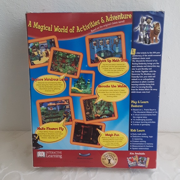 DK | Toys | Vintage 200 Wizard Of Oz Magical Adventure Cd Game Dorling ...
